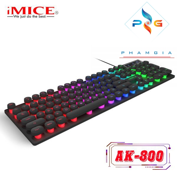 Bàn phím giả cơ IMICE AK800 GAMING LED | Shopee Việt Nam
