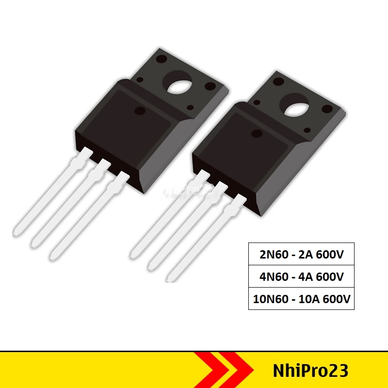 Mosfet 2N60 4N60 10N60 20N60 2a 4a 10a 20a 600v lưng nhựa chất lượng | Shopee Việt Nam
