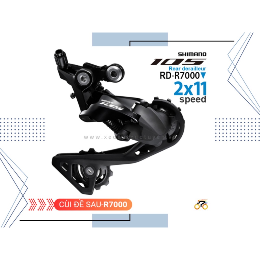 CÙI ĐỀ SAU - SHIMANO 105 RD R7000 SS - ROAD (11 TỐC ĐỘ) | Shopee Việt Nam