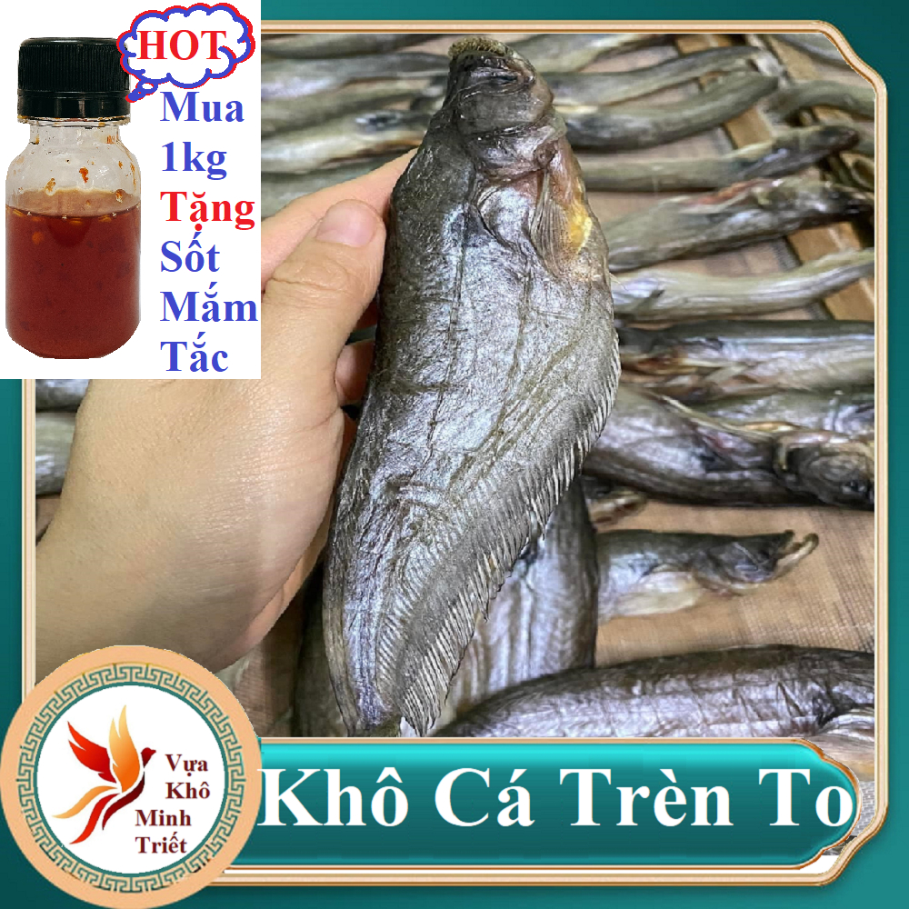 1kg Khô cá kết, khô cá trèn bầu Miền Tây- [Tặng Kèm Sốt Tắc Chua Cay ...