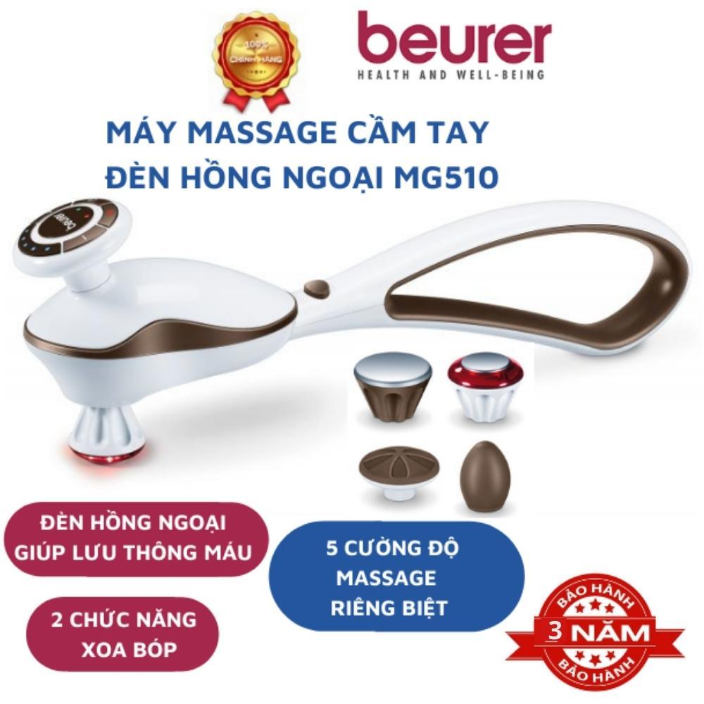 Máy massage cầm tay đèn hồng ngoại Beurer MG510, massage các huyệt đạo trên cơ thể | Shopee Việt Nam