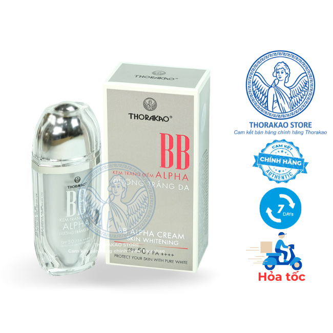 Kem Trang Điểm Chống Nắng Dưỡng Trắng Da, Mềm Mịn, Che Khuyết Điểm Thorakao Bb Alpha 30g ...