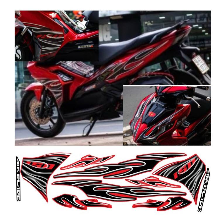 tem ab 2020 150cc lửa đỏ đen | Shopee Việt Nam