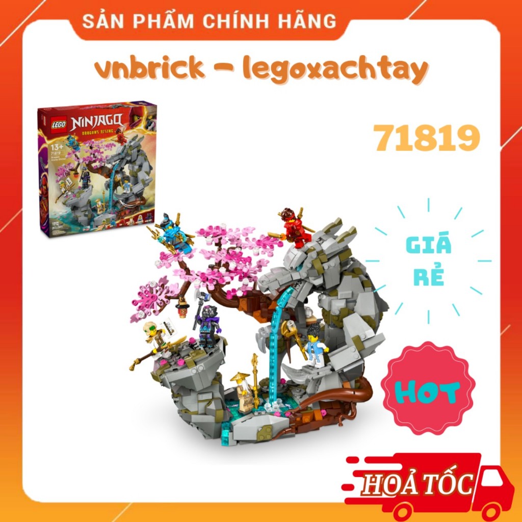 LEGO Ninjago 71819 Dragon Stone Shrine Miếu Rồng | Shopee Việt Nam