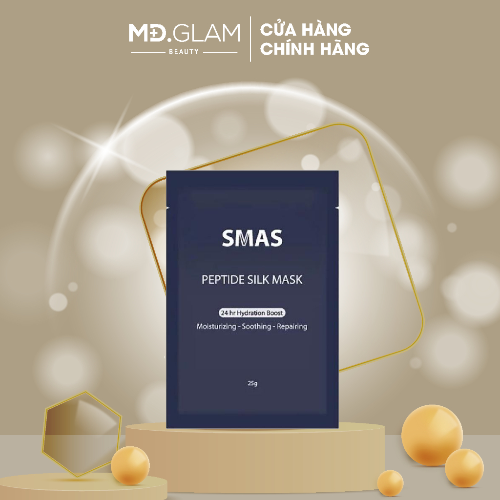 Mặt Nạ Cấp Ẩm, Phục Hồi Da SMAS Peptide Silk Mask 24H Hydration Boost ...