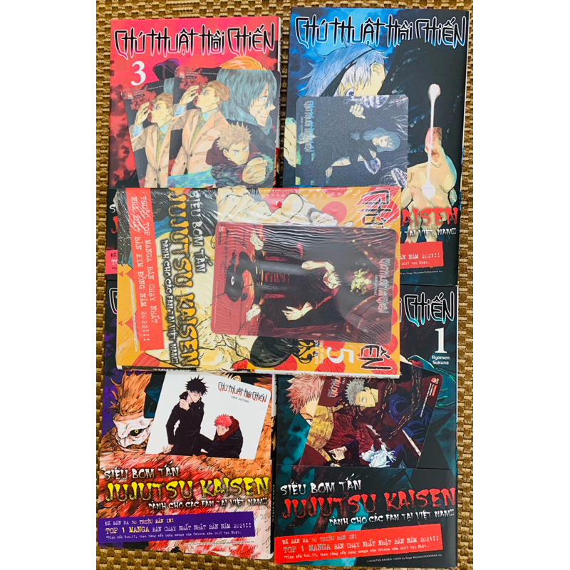 Combo Chú Thuật Hồi Chiến tập 0 - 5 bản in đầu unseal | Shopee Việt Nam
