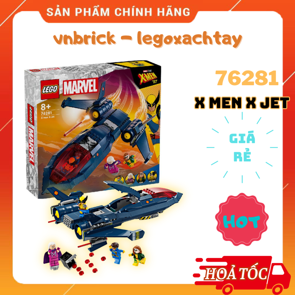 LEGO Marvel 76281 X-Men X-Jet Dị Nhân Chính Hãng | Shopee Việt Nam