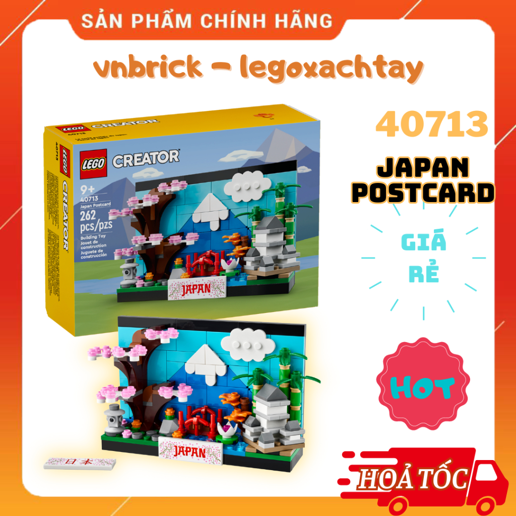 LEGO Postcard 40713 Japan Postcard Nhật Chính Hãng | Shopee Việt Nam