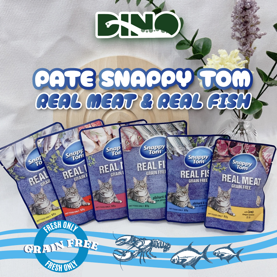 Pate Snappy Tom Gói 85Gr Real Fish & Real Meat - Pate Cho Mèo Snappy ...