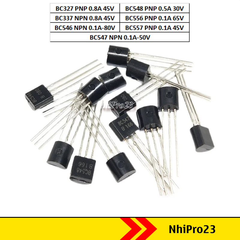 BC327 BC337 BC546 BC547 BC548 BC556 BC557 TO-92 TO92 transistor | Shopee Việt Nam