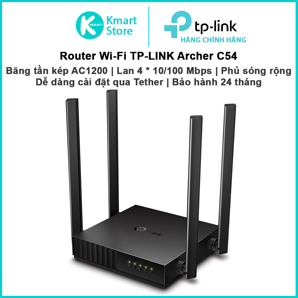Router WIFI TP-LINK Archer C54 / Archer C64 | Băng tần kép AC1200 ...