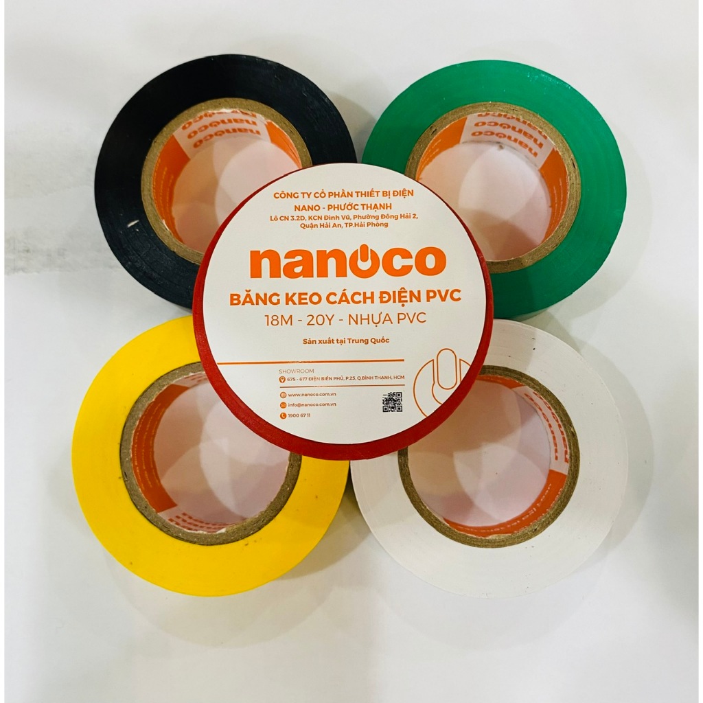 Băng keo cách điện PVC Nanoco | Shopee Việt Nam