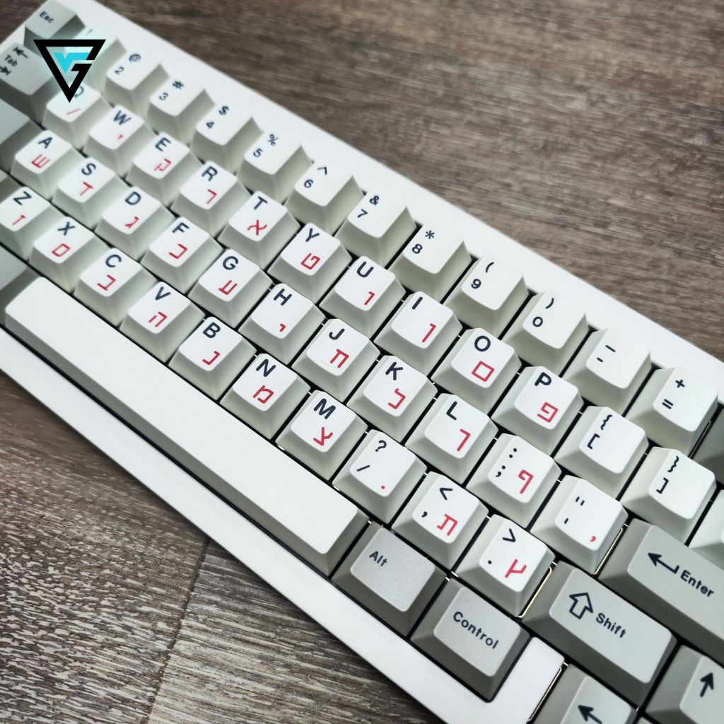 Keycap Hebrew JC Studio Vietgear 138 nút bàn phím cơ độ dày 1.7mm