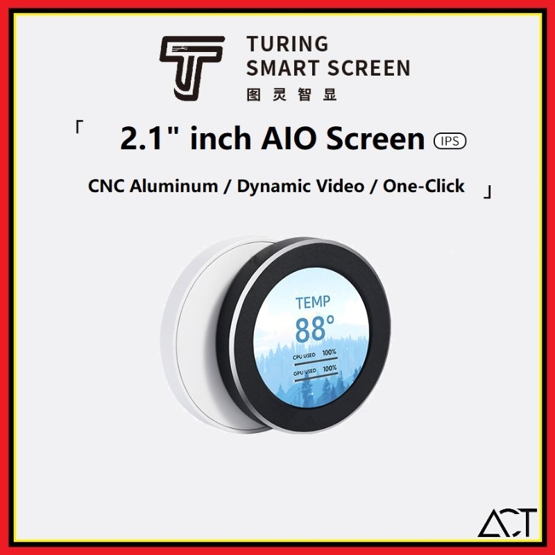 Màn hình hiển thị thông số PC Aio Screen 2.1 Inch TURZX Turing Smart ...