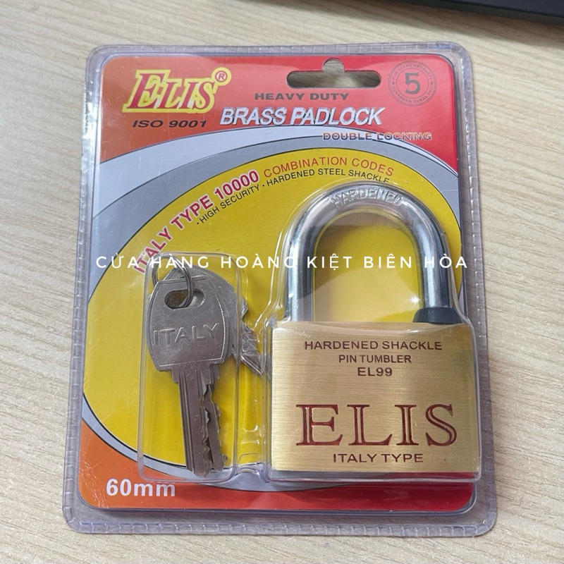 Ổ Khóa ELIS EL99 Chìa Răng 40mm 50mm 60mm | Shopee Việt Nam
