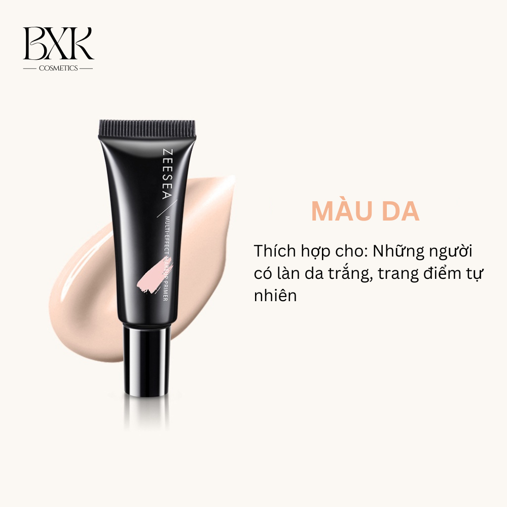 Kem lót ZEESEA dạng tuýp kem chống nắng trang điểm kiềm dầu nâng tông che lỗ chân lông làm mịn ...
