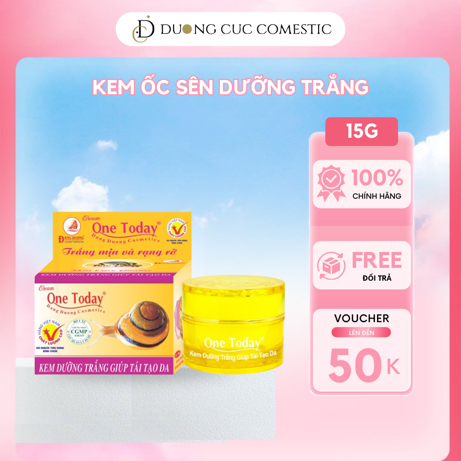 Kem ốc sên One Today dưỡng trắng tái tạo da mờ nám ngừa mụn DC31 ...
