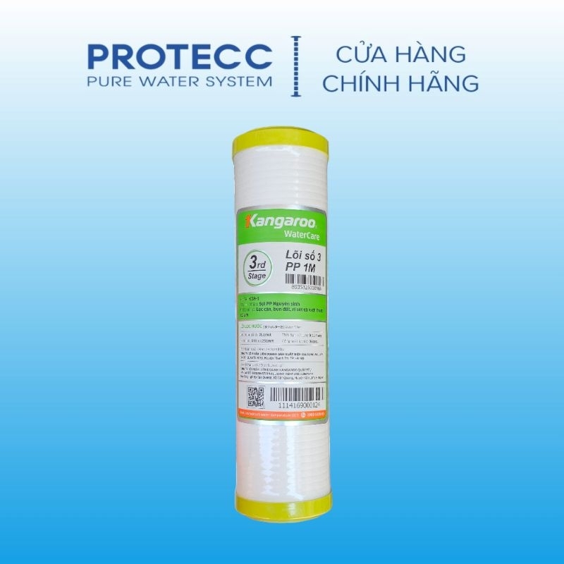 Lõi Lọc Số 3 KANGAROO 10 Inch Chính Hãng - Lõi Lọc PP 1 Micron KG28-1 ...