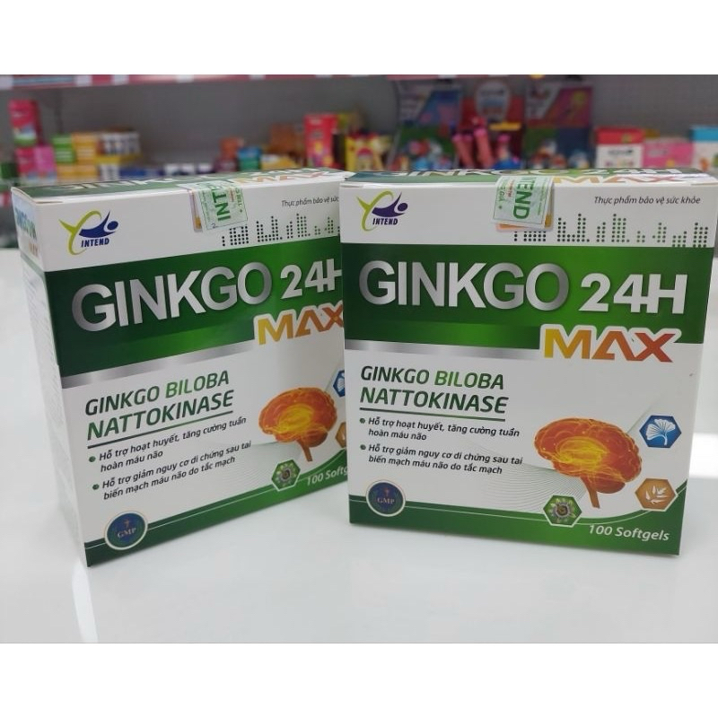 GINKGO 24H MAX hỗ trợ hoạt huyết, tăng cường lưu thông máu lên não ...