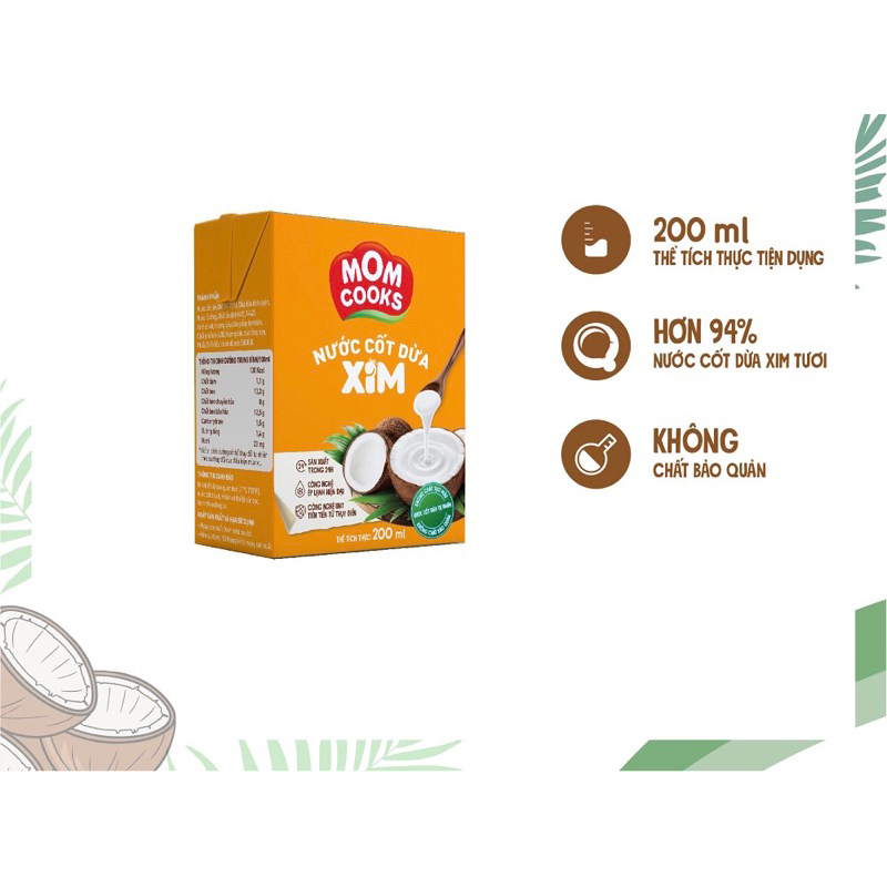 Nước Cốt Dừa Cocoxim Mom Cooks 200ml | Shopee Việt Nam