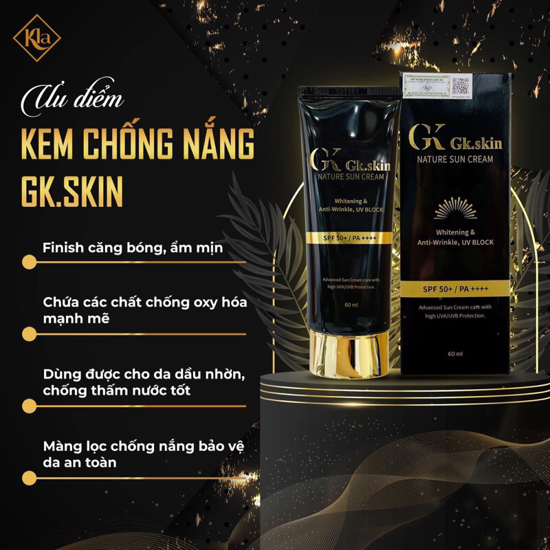 KEM CHỐNG NẮNG GK.SKIN NHẬP KHẨU HÀN QUỐC | Shopee Việt Nam