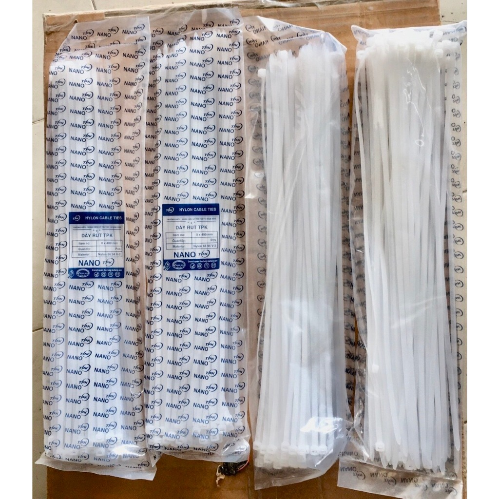 (GIÁ SỈ) Dây rút nhựa bản lớn (12x300)mm, (12x400)mm, (12x500)mm, (50 ...