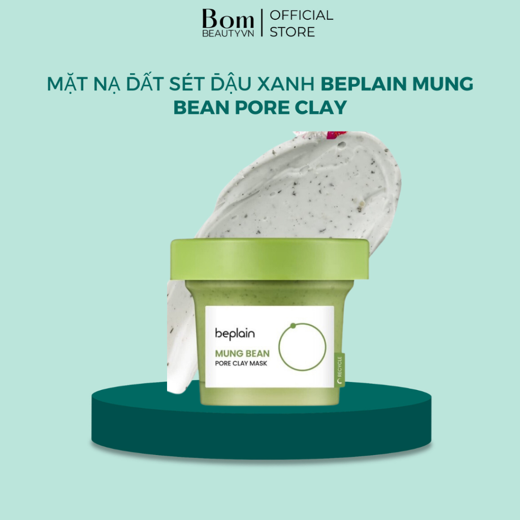 Mặt Nạ Đất Sét Đậu Xanh Beplain Mung Bean Pore Clay Mask 120ml( 04/2026 ...