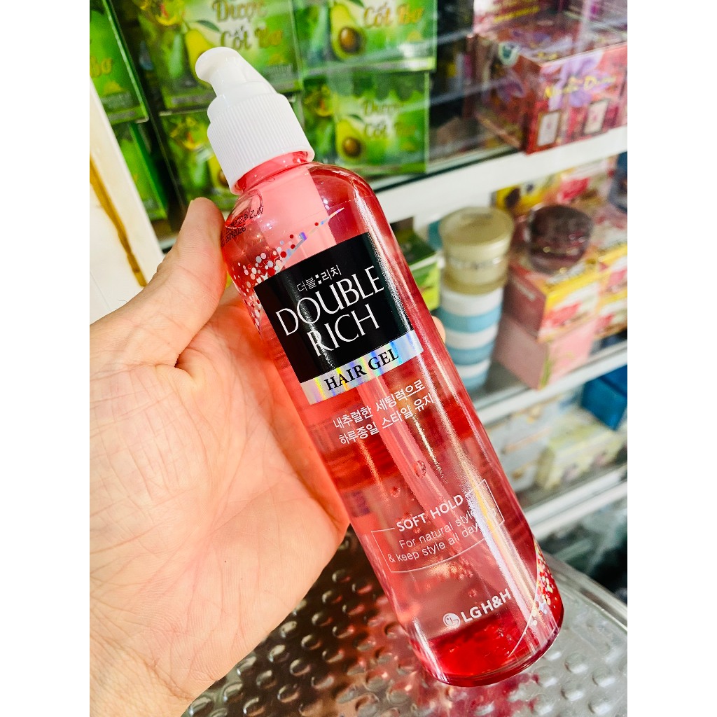Gel tạo kiểu tóc DOUBLE RICH 250ML | Shopee Việt Nam