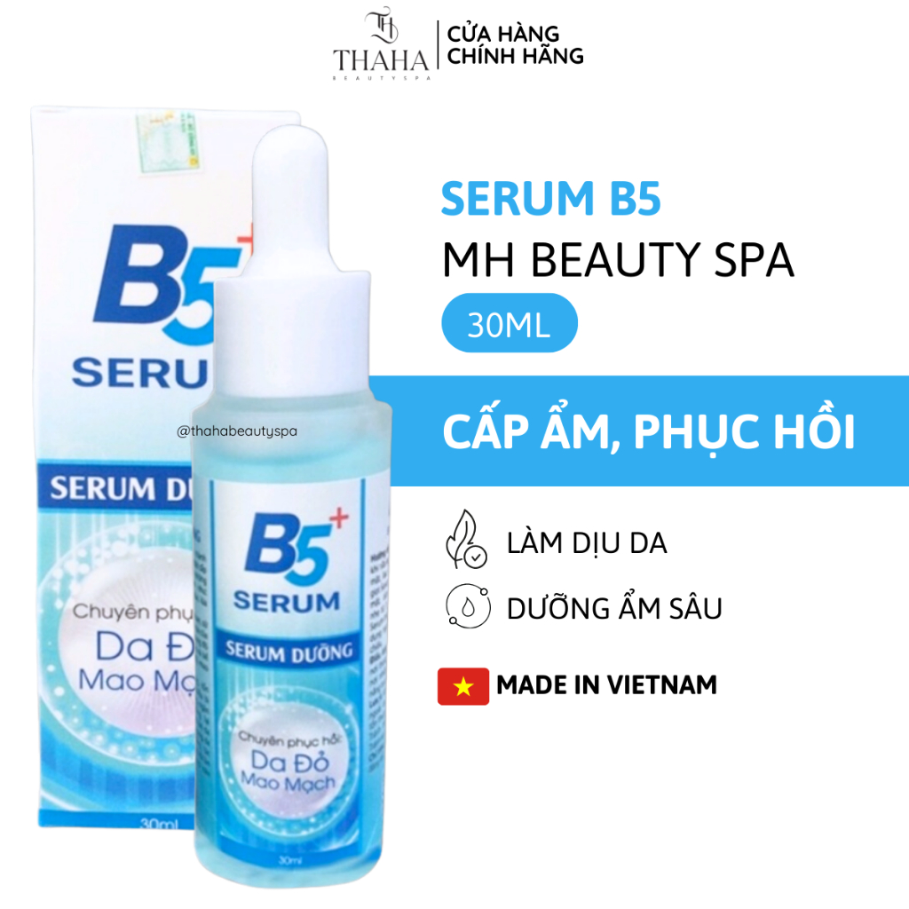 [CHÍNH HÃNG] Serum B5 MH Beauty Spa 30ml, Serum phục hồi da tổn thương, sau liệu trình spa, làm ...