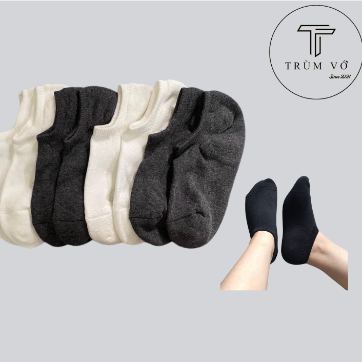 [RẺ] TẤT/VỚ lười cổ NGẮN chất cotton dày dặn , ôm chân , form dáng đẹp ...