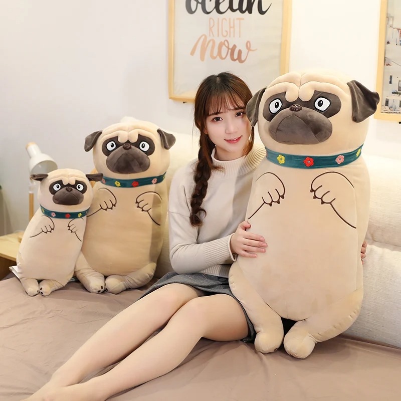 Thú nhồi bông chó Pull mặt xệ dáng đứng - Size 90cm - Quà tặng gấu bông ...