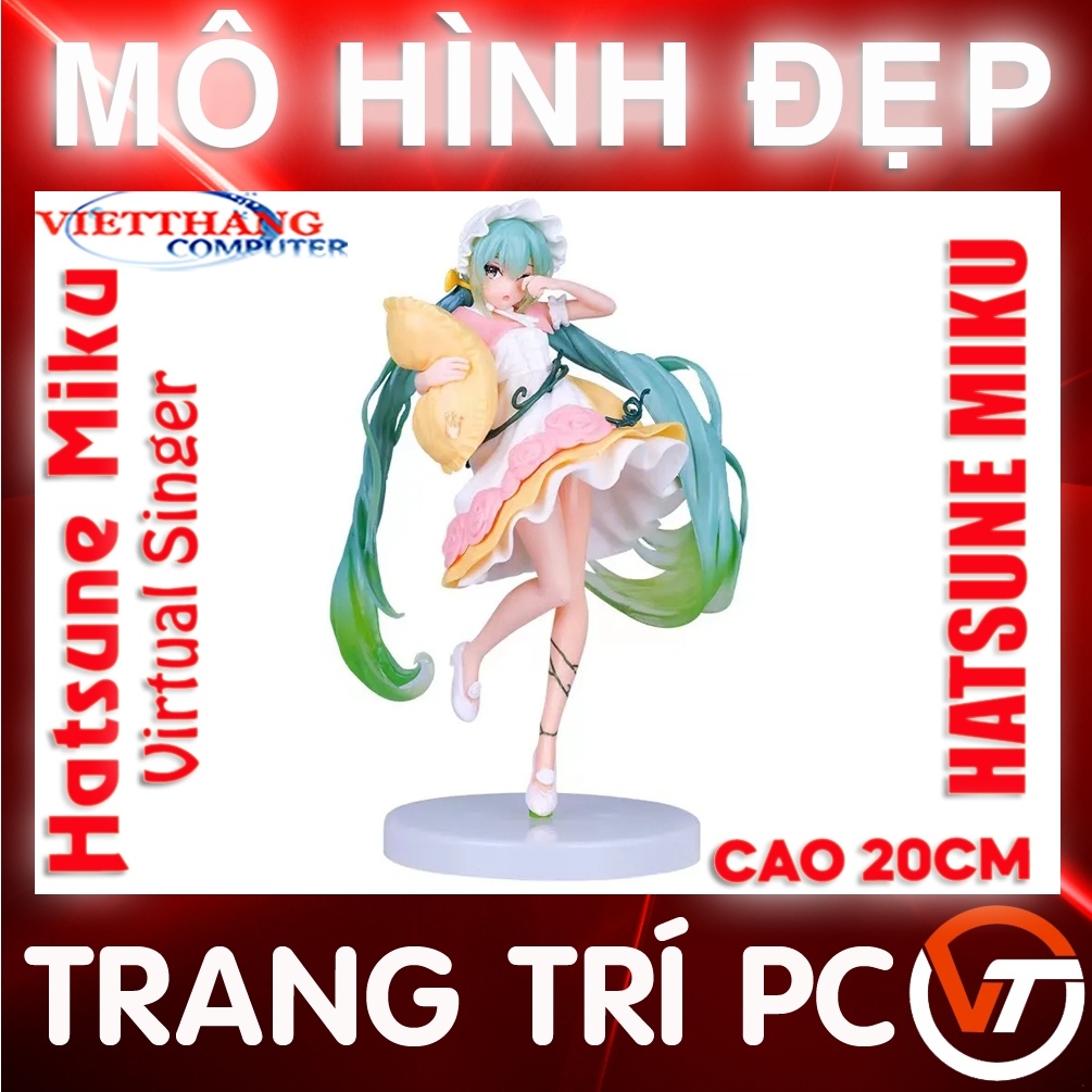 Mô hình Anime Virtual Singer Miku - Nhân vật Hatsune Miku Ôm gối Cao ...