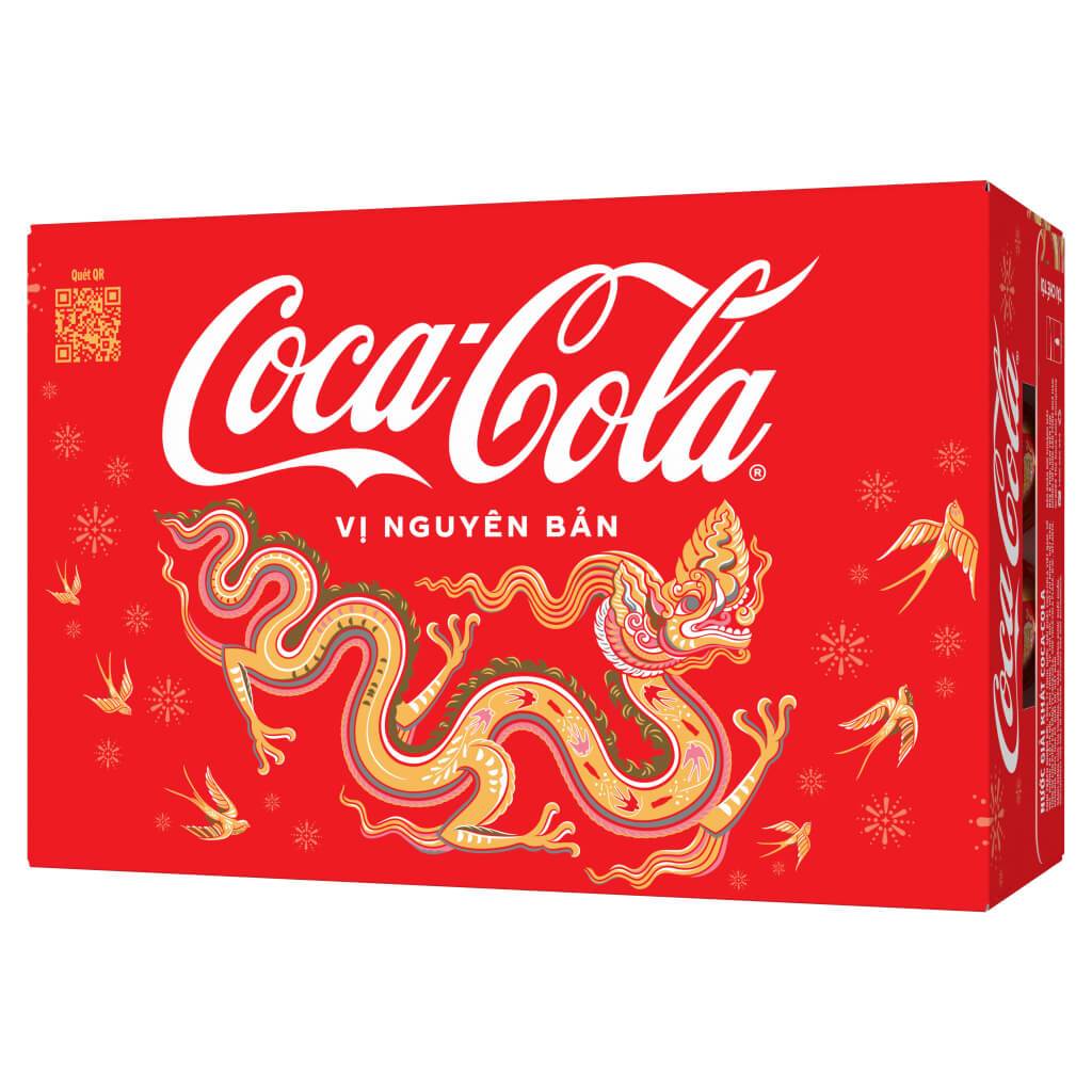Thùng 24 lon Coca Cola nhí 235/320ml vị truyền thống | Shopee Việt Nam