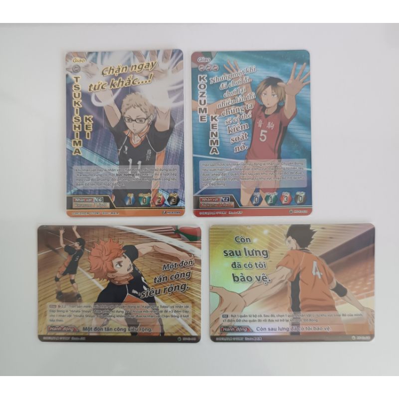 [TL] Haikyuu volleyball card game Tiếng Việt - Card S U ( đọc mô tả để ...