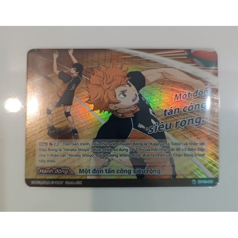[TL] Haikyuu volleyball card game Tiếng Việt - Card S U ( đọc mô tả để ...