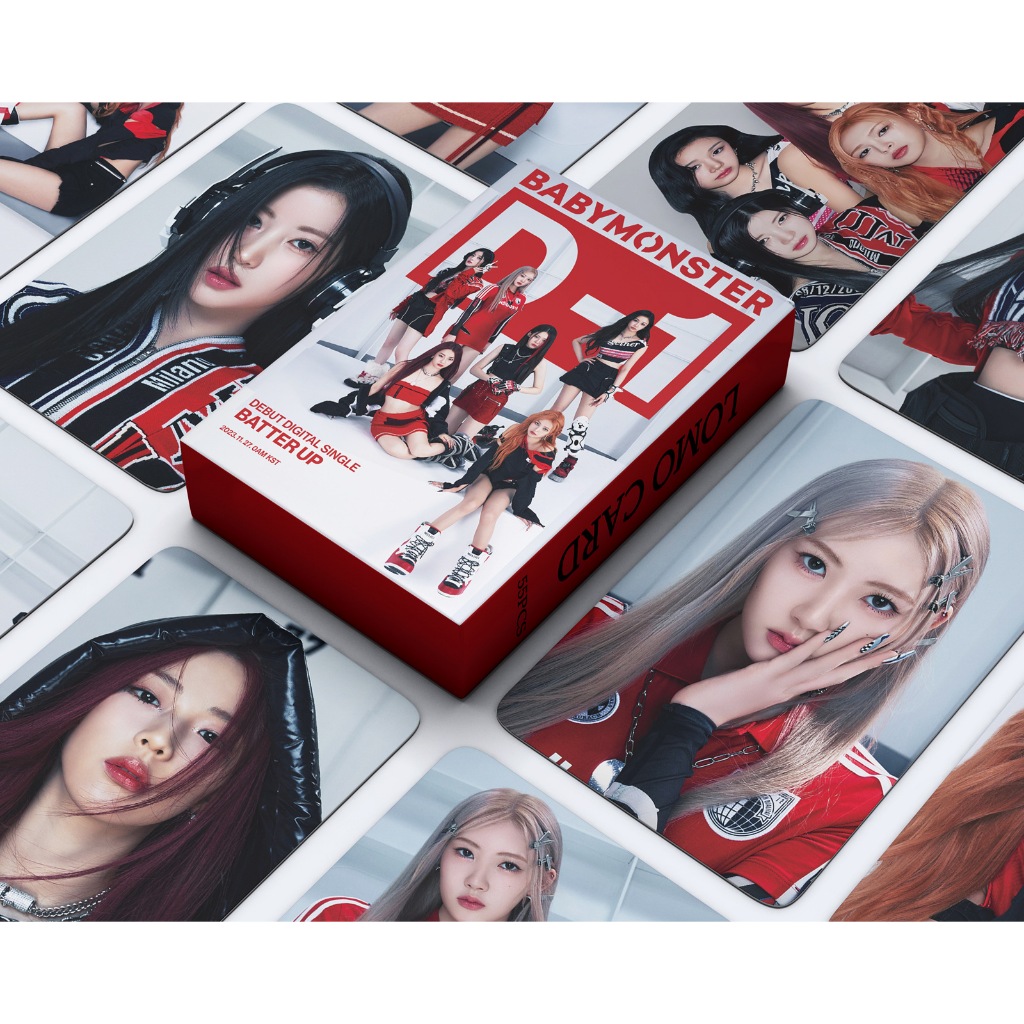 Thẻ Lomo card BABY MONSTER bo góc BATTER UP D1 Album Thần Tượng Kpop ...