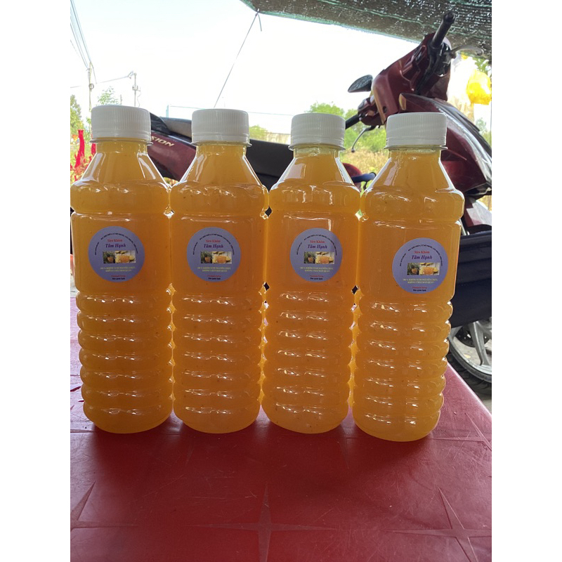 Siro khóm - Chai 500 mL- Đặc sản Tân Phước - Tiền Giang (Mật khóm) | Shopee Việt Nam
