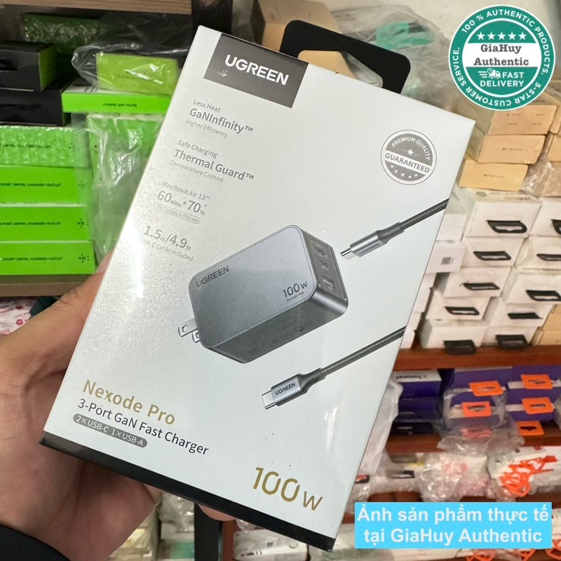 Củ sạc nhanh UGREEN Nexode Pro X757 100W 2C-1A PD 3.0/ PPS 2.0/ SCP - Hàng Chính Hãng Uỷ Quyền ...