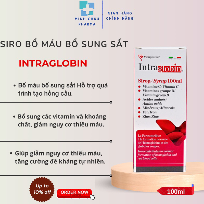 Bổ Máu Intraglobin Hỗ Trợ Bổ Sung Sắt Ngăn Ngừa Tình Trạng Thiếu Máu ...