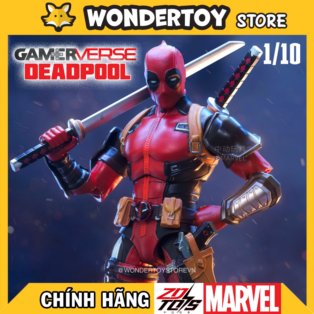 Mô hình Chính Hãng ZD Toys Marvel Super War Deadpool Game verse 1/10 ...