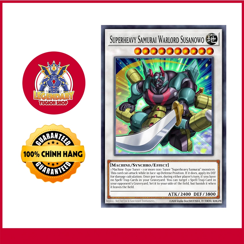 [Thẻ Bài Yugioh Chính Hãng] Superheavy Samurai Warlord Susanowo ...