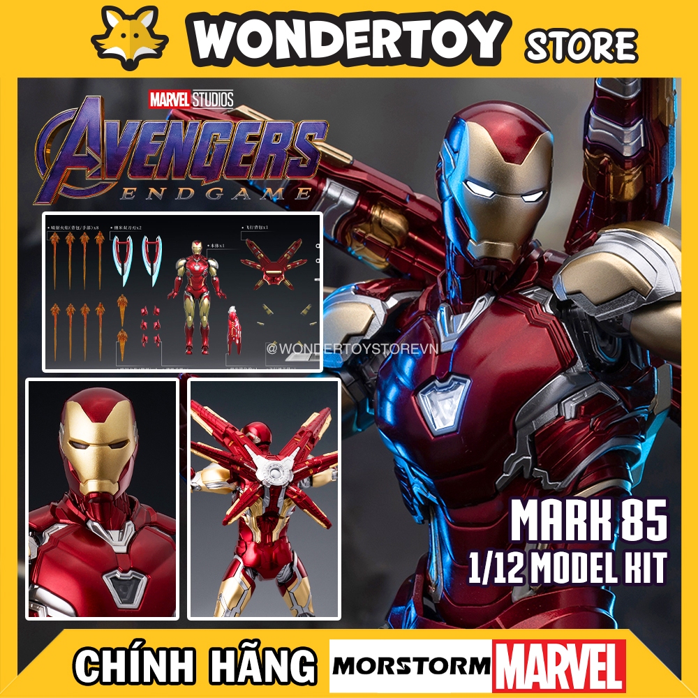 Mô Hình Lắp Ráp Morstorm Iron Man MK85 Avengers Endgame 1/12 Model Kit - Marvel Chính Hãng ...
