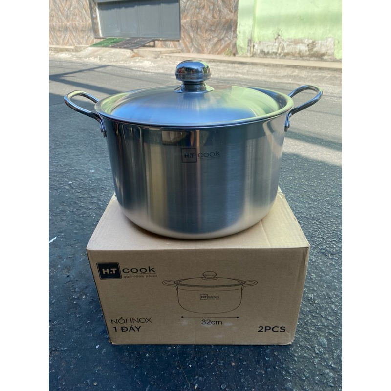 NỒI LUỘC GÀ INOX CAO CẤP HT COOK 32CM | Shopee Việt Nam