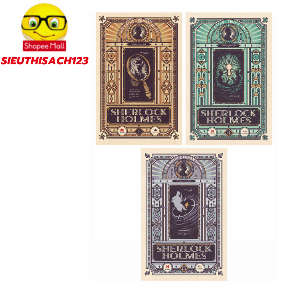 Sách - Sherlock Holmes Tập 1, 2, 3 ( Huy Hoàng ) lẻ tùy chọn - Tặng kèm ...