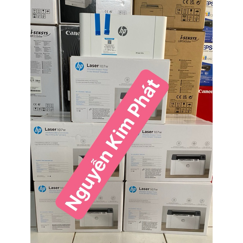 máy in HP 107W( kết nối wifi) | Shopee Việt Nam