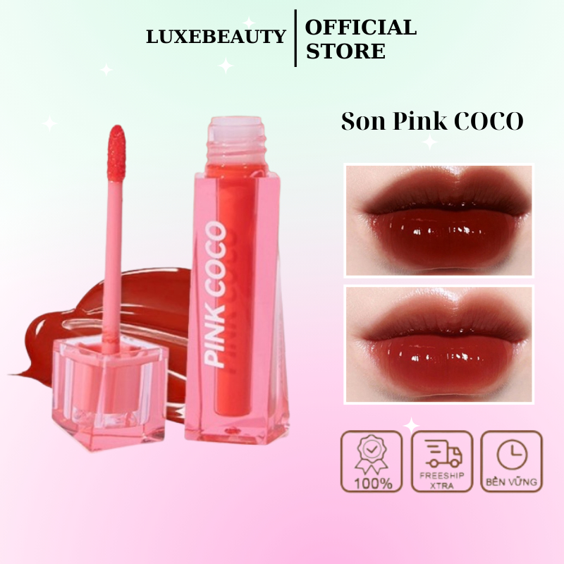 Son Bóng Pink coco Son Bóng Kính Gương Chống Nước Lâu Trôi - LUXE ...