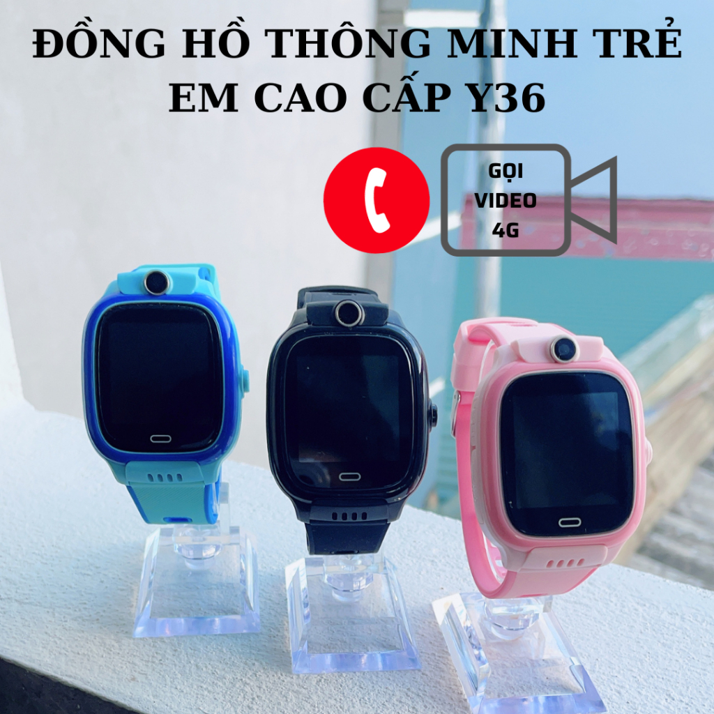 {CALL VIDEO } Đồng Hồ Thông Minh Y36 Lắp Sim Nghe Gọi - Định Vị Cảnh Báo Nguy Hiểm Chống Nước ...
