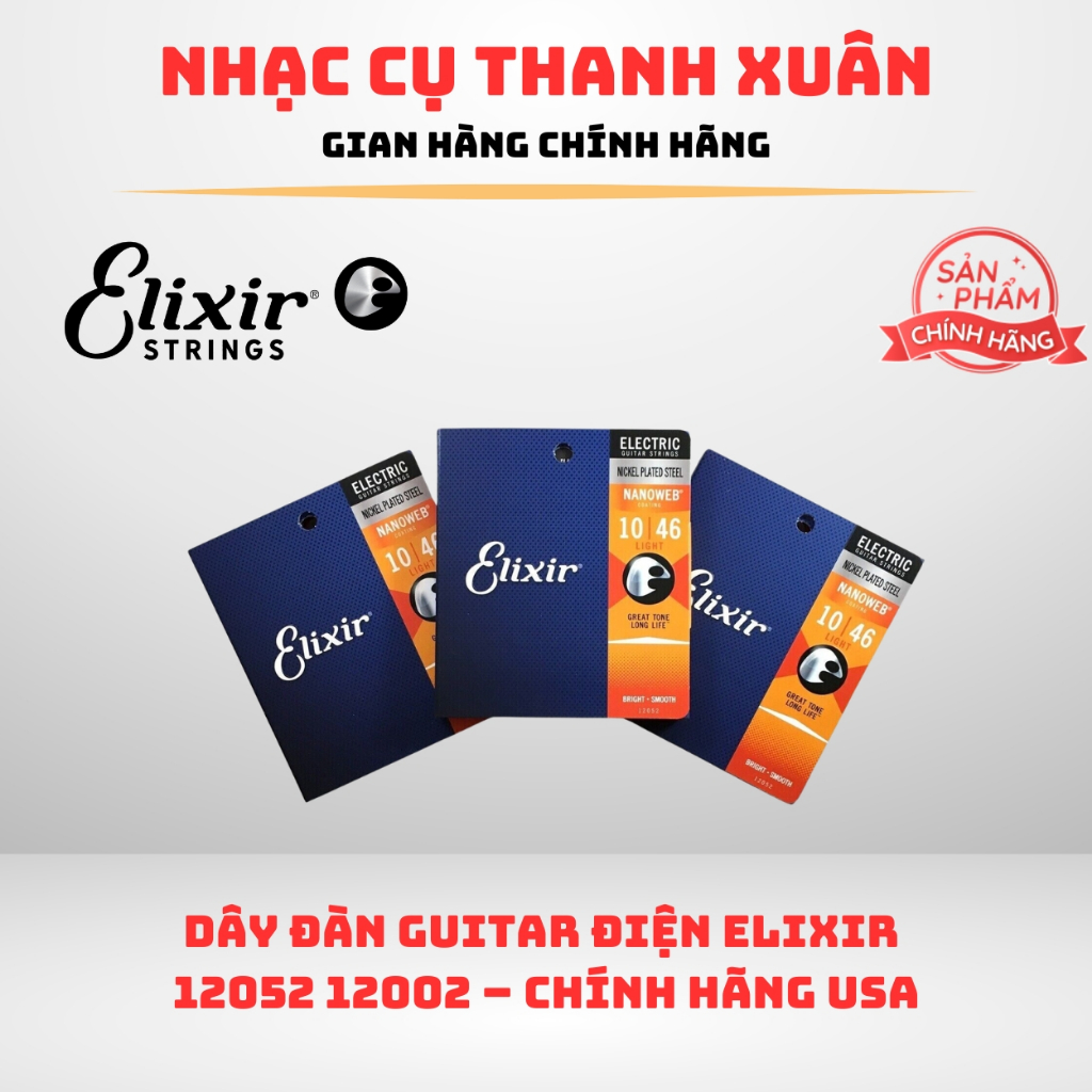 Dây Đàn Guitar Điện Elixir 12052 12002 – Chính hãng USA | Nhạc Cụ Thanh ...