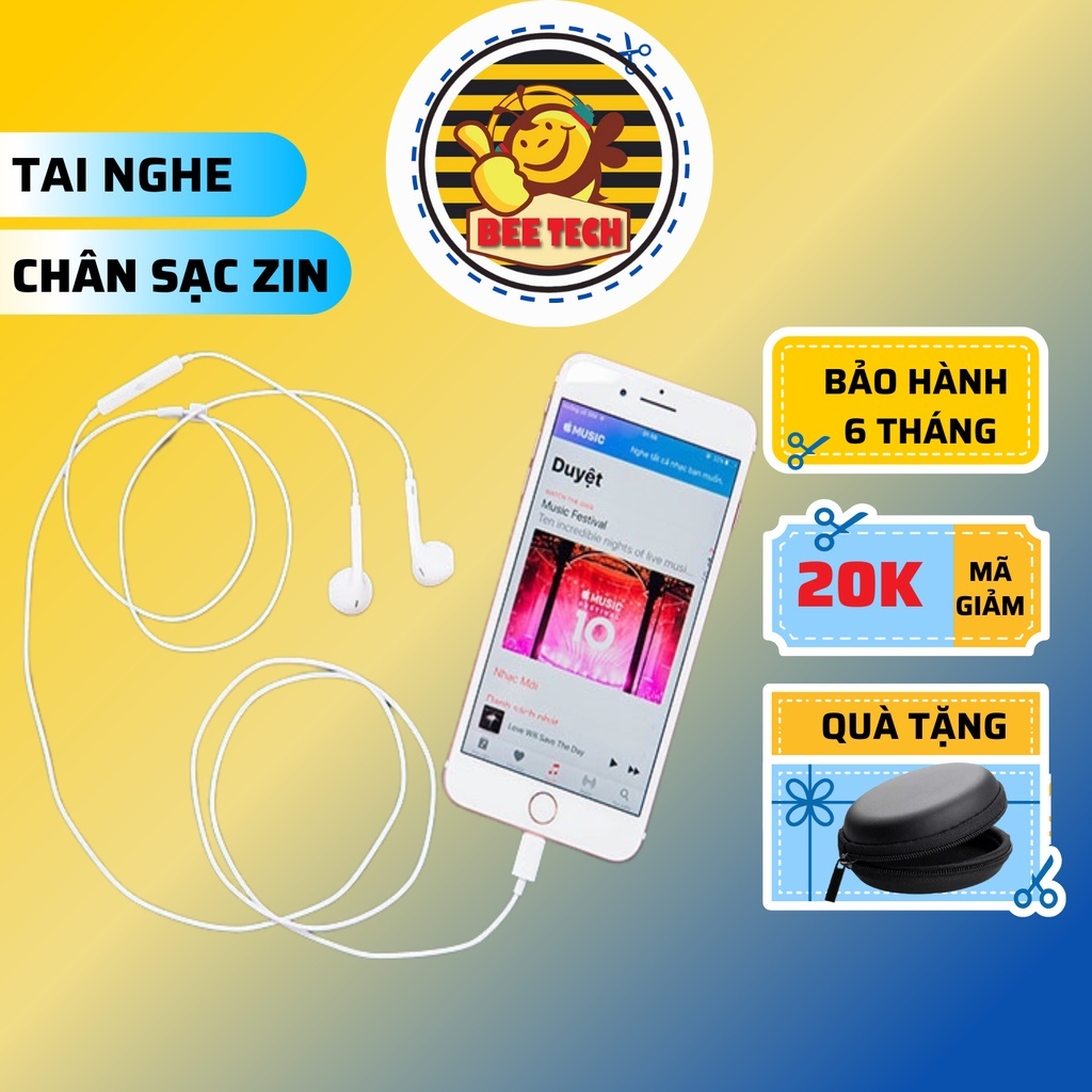Tai Nghe Chân Sạc Zin BEETECH Tai Phone Chân Dẹt Cắm Vào Dùng Luôn, Hỗ ...