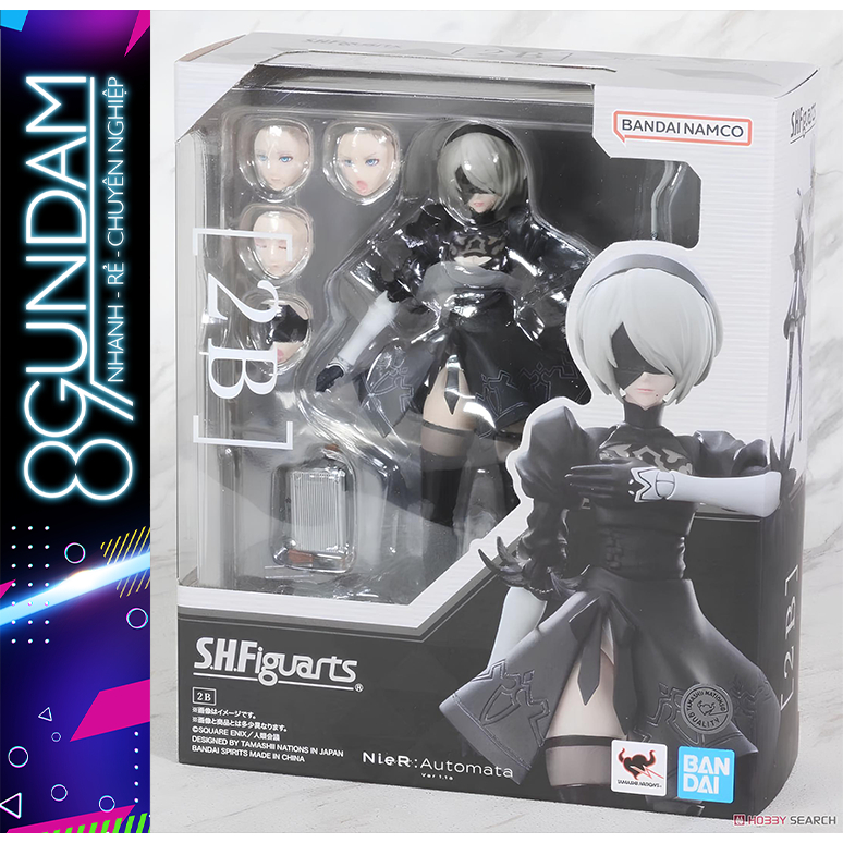 [CÓ SẴN] Mô Hình Ráp Sẵn S.H.Figuarts SHF 2B [NieR:Automata] | Shopee ...